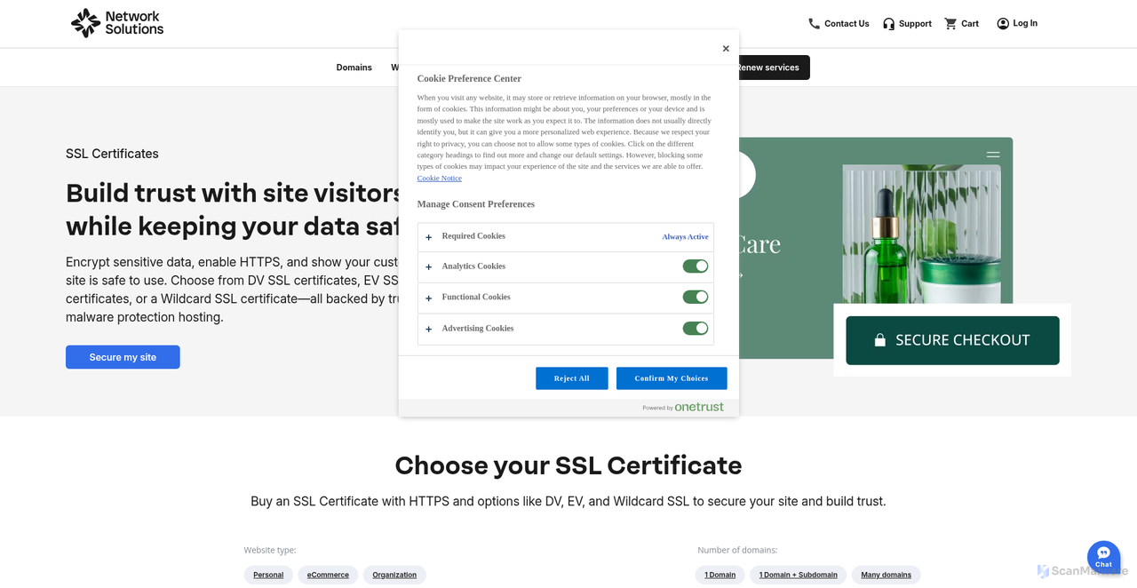 Security Report: seal.networksolutions.com - Analysis | ScanMalware