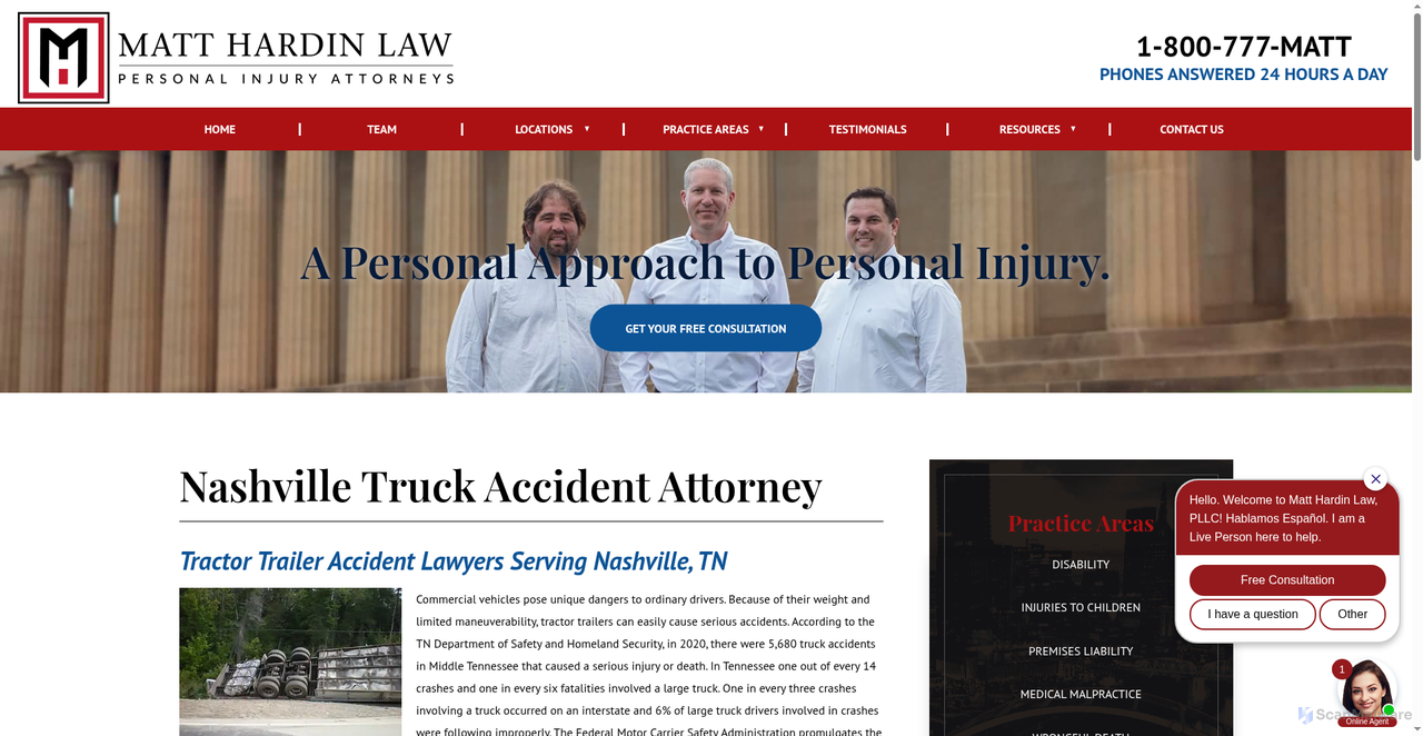 Security Report: www.matthardinlaw.com - Analysis | ScanMalware